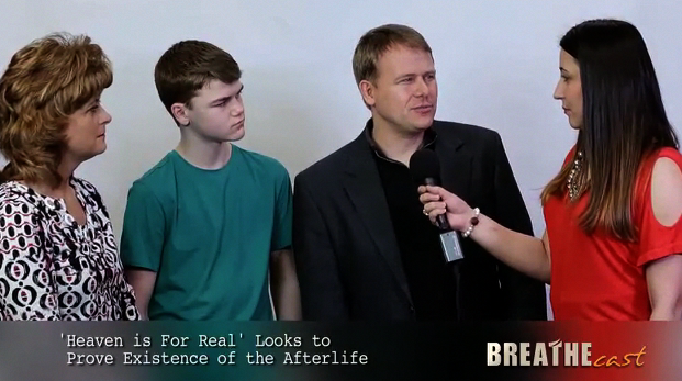 BC Exclusive: Heaven is for Real Movie Interview With Burpo Family ...