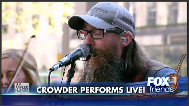 BC News News | Crowder Performs 'Neon Steeple' Songs on 'FOX & Friends ...