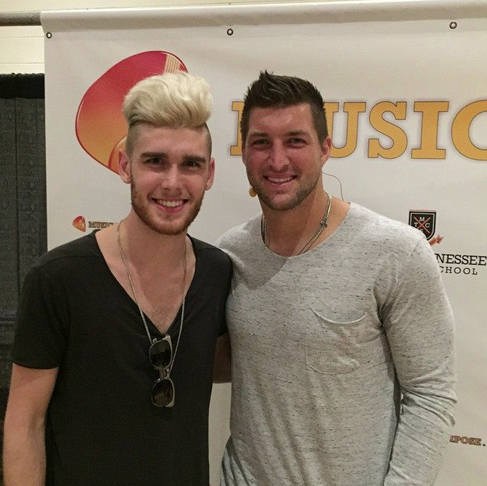 Music News | Christian Role Models Colton Dixon & Tim Tebow Pose for ...