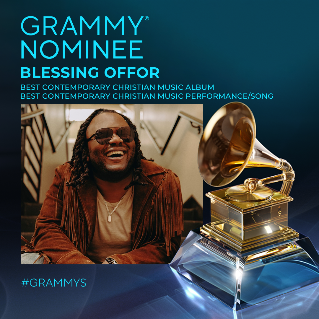 Music News | Blessing Offor receives two Grammy nominations | BREATHEcast Music News | Blessing Offor receives two Grammy nominations | BREATHEcast